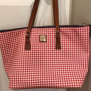 Dooney & Bourke | Bags | Dooney Burke Gingham Tote | Poshmark